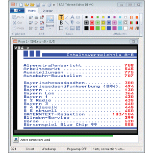 Editor de Teletexto | MERCURY TELECOM
